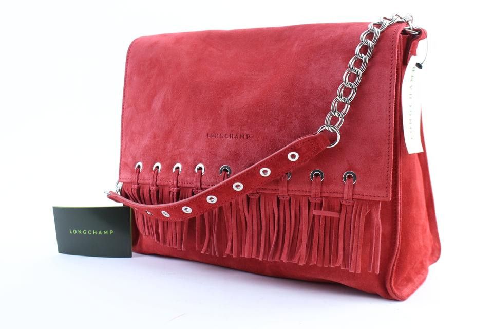 Longchamp Longchamp Paris Rocks Folk Suede Chain Flap Bag243lc56 | Grailed