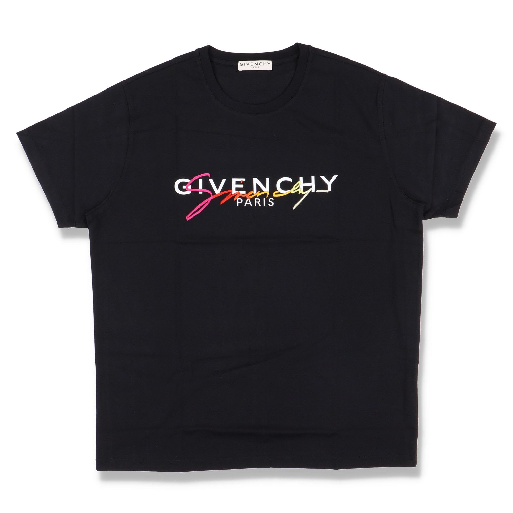 Givenchy Black Rainbow Signature Logo T-Shirt | Grailed