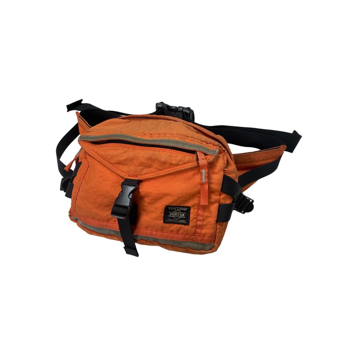 Head Porter × Porter Porter Nylon Orange Waist Bag | Grailed