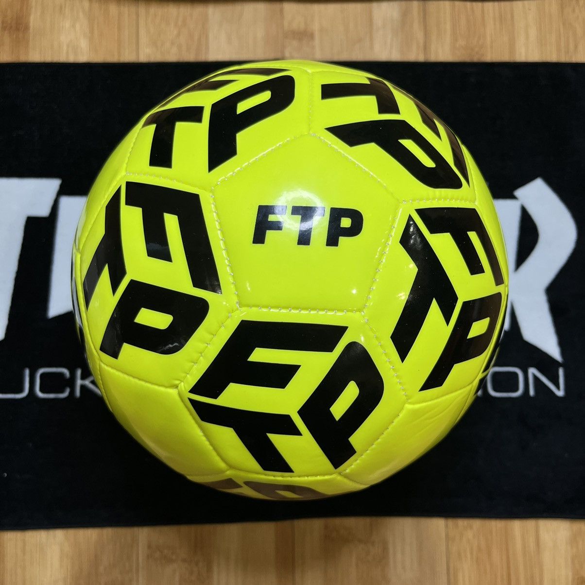 Fuck The Population Fuck The Population Dimension Soccer Ball Lime Black Grailed