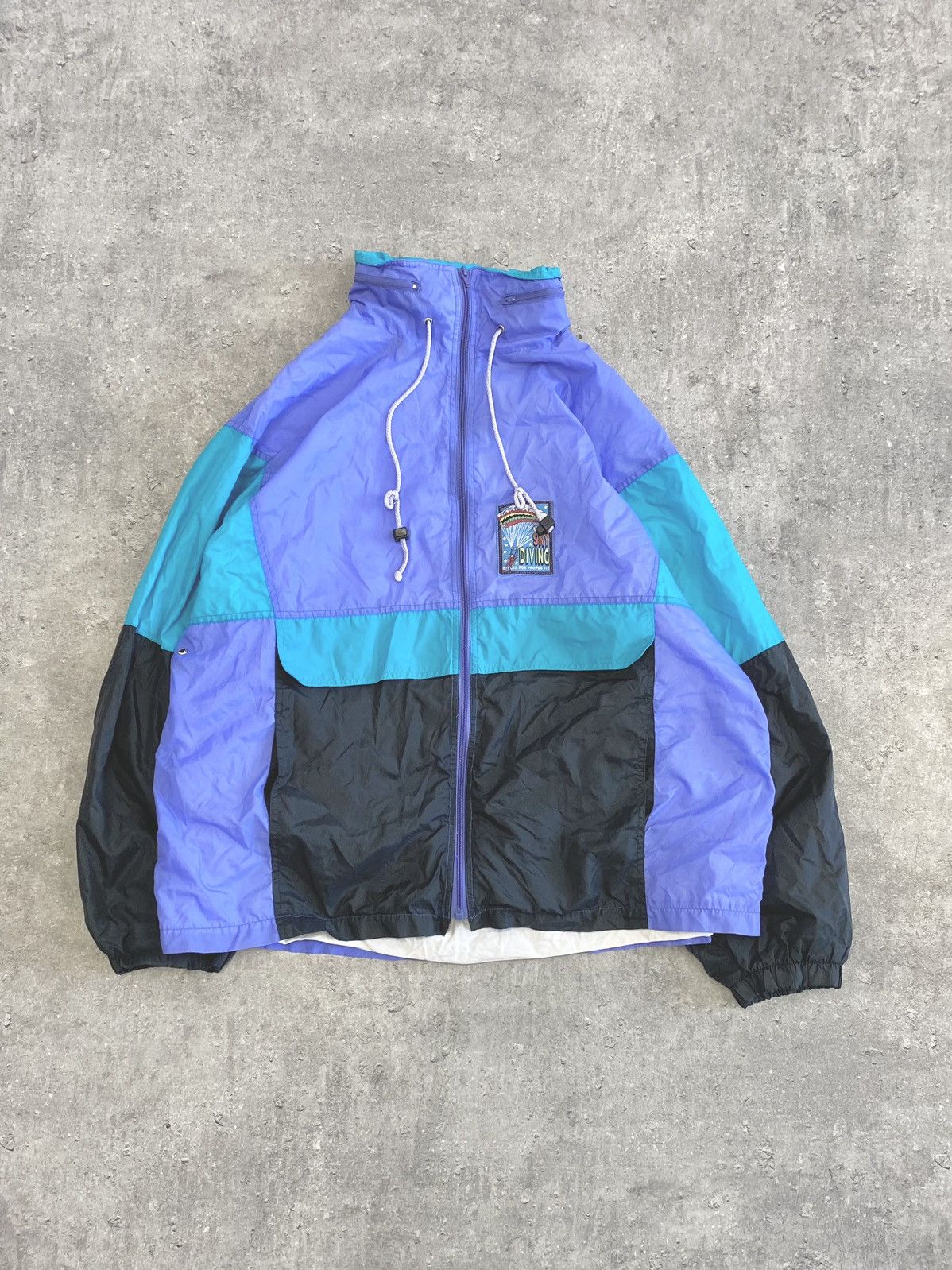 Japanese Brand × Vintage SICK 80s Rave Jacket Vintage Multicolor ...