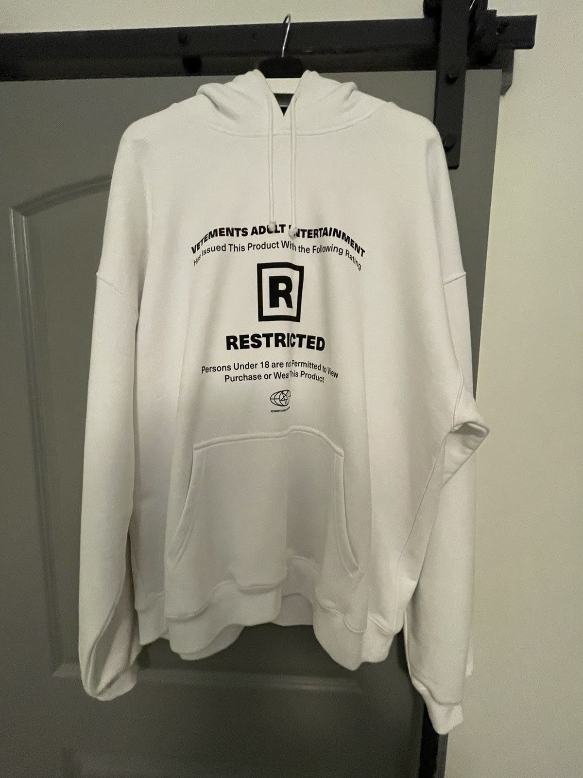 Vetements Vetements 18+ restricted hoodie | Grailed