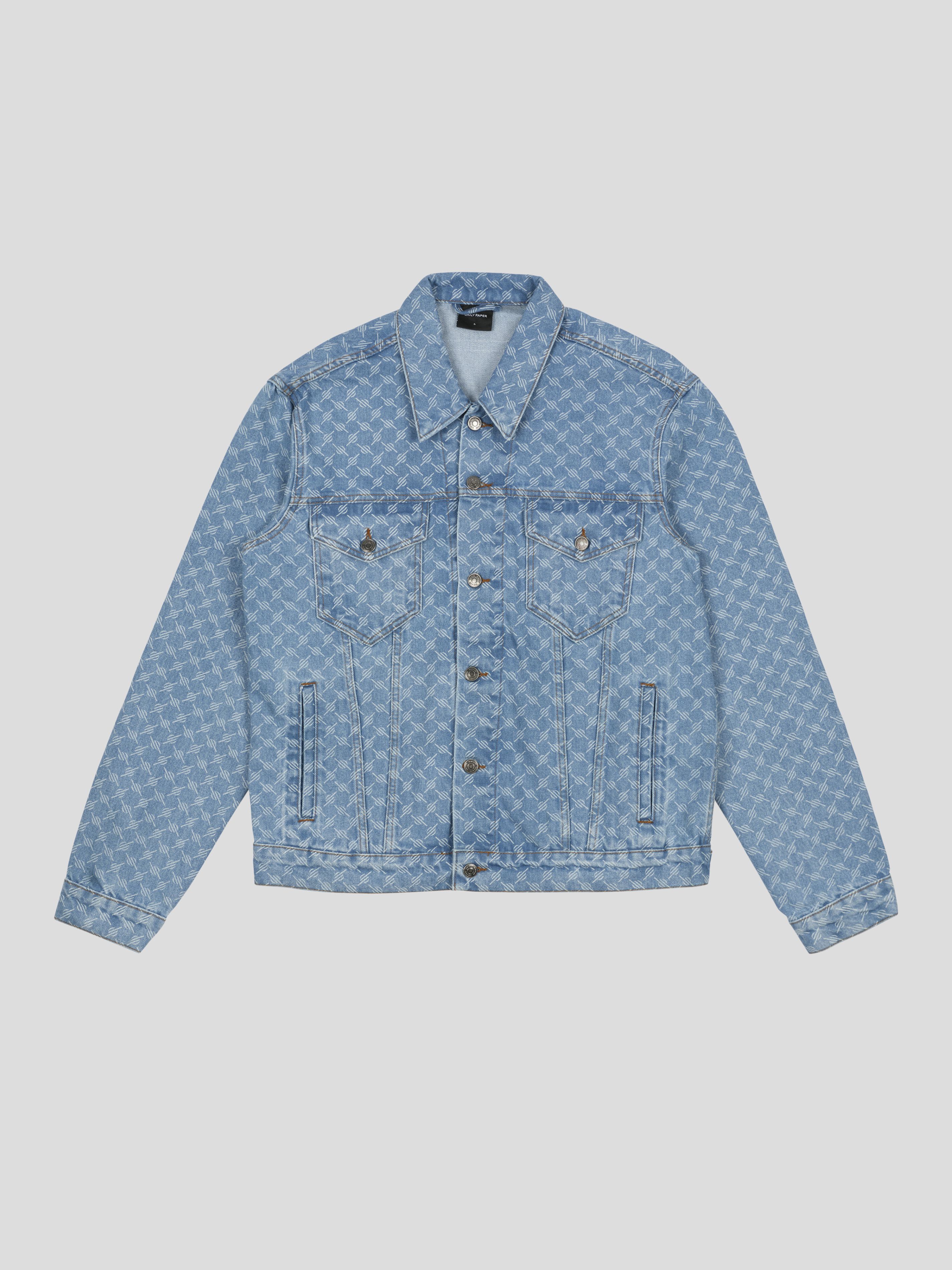 Daily Paper Monogram Matwa Denim Jacket | Grailed