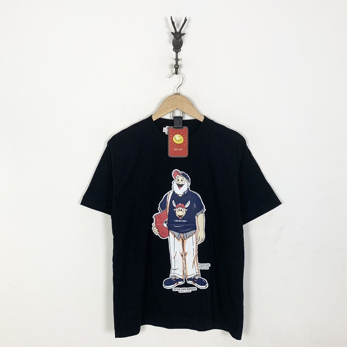 Cartoon Network × Designer × Vintage Vintage Captain Santa Joy Mark Design 1985 Tee | Grailed