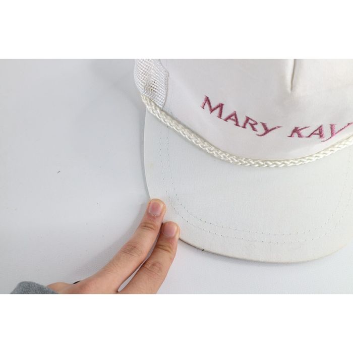Vintage Vintage 90s Distressed Mary Kay Cosmetics Roped Hat Snapback ...