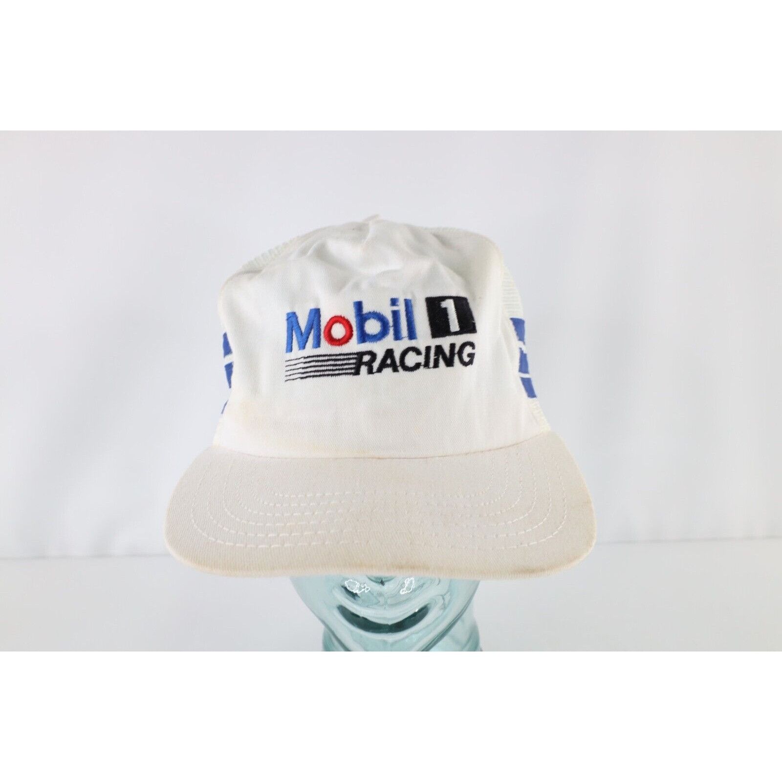 Streetwear × Vintage Vintage 80s 3 Stripes Mobil 1 Racing Spell Out ...