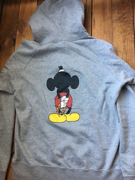 Number (N)ine Grey Mickey Mouse Hoodie | Grailed