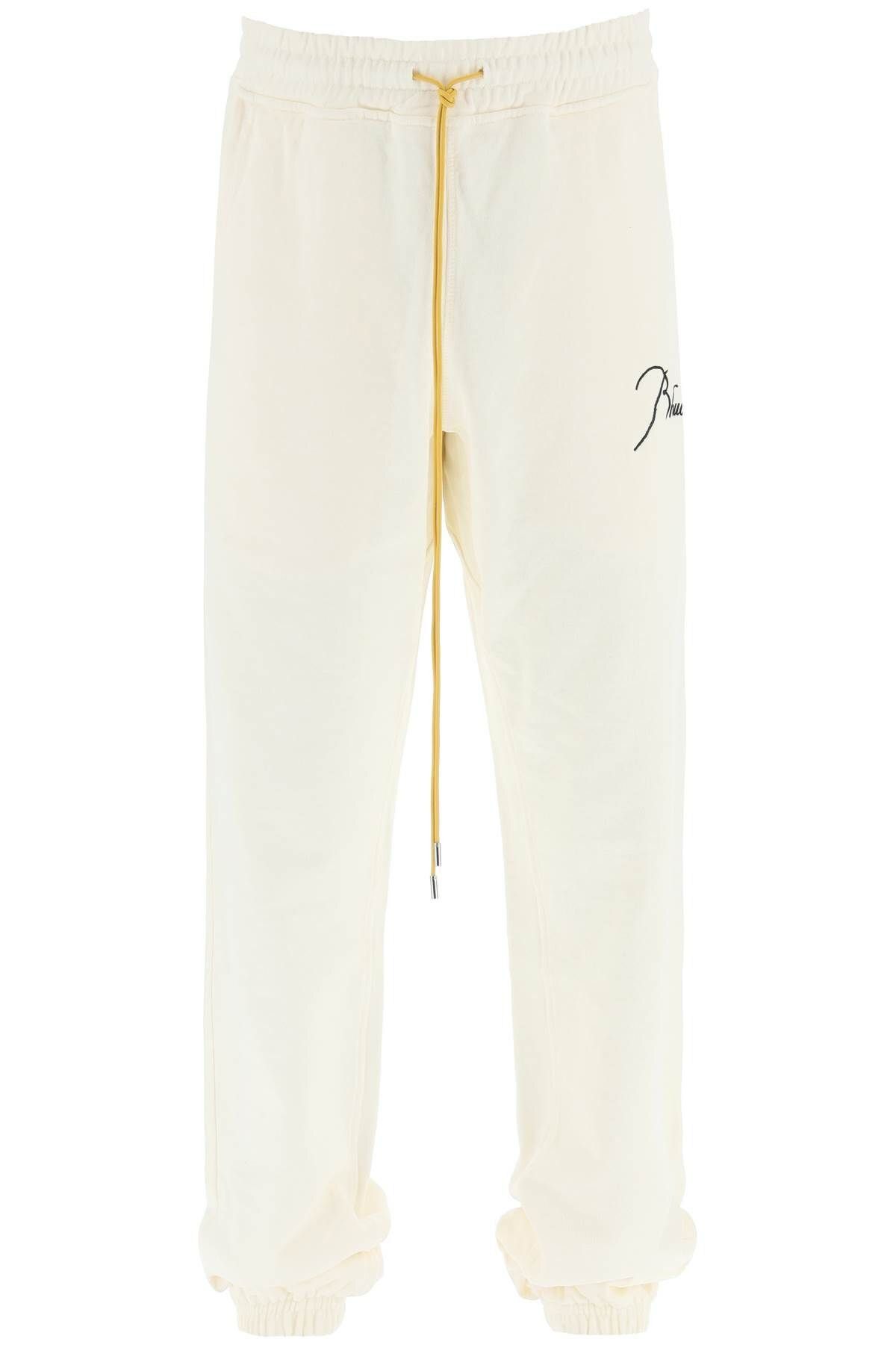 Rhude Rhude Script Logo Embroidery Lounge Pants | Grailed