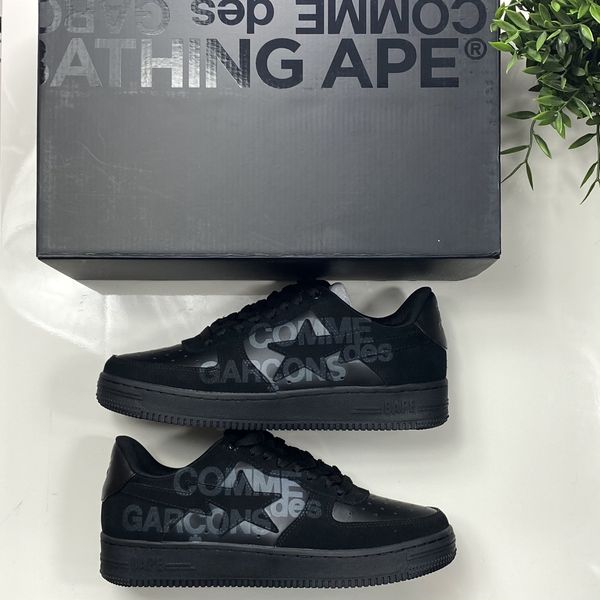 Bape A Bathing Ape Bapesta x CDG Osaka Black | Grailed