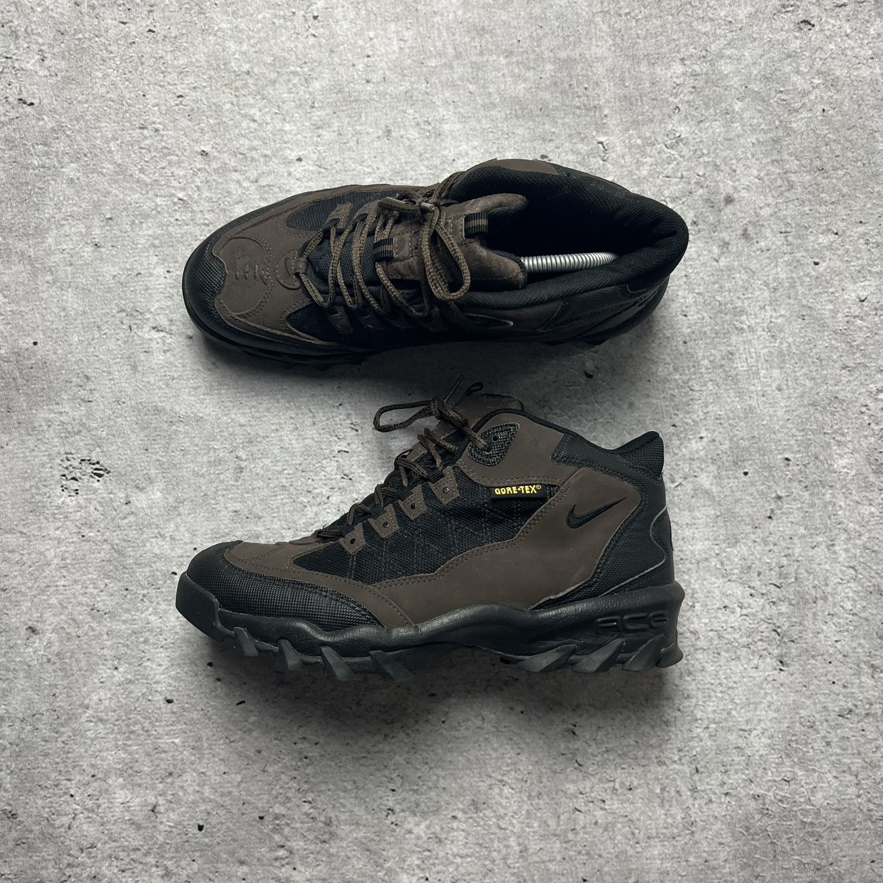 Nike × Nike ACG × Vintage Nike x ACG Vintage Brown Outdoor Sneakers 90s ...
