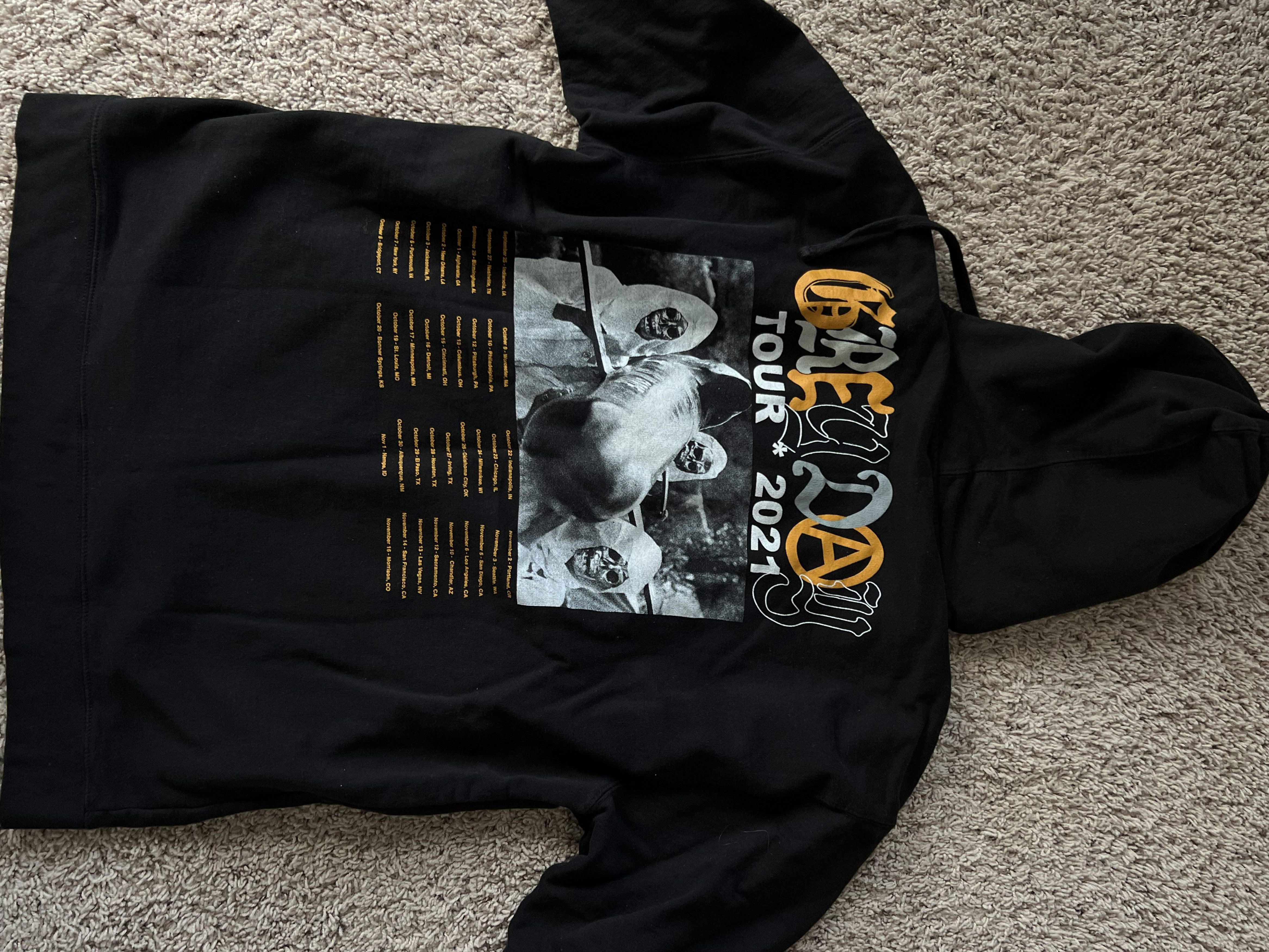 Pouya & $uicideboy$ Merch $uicideboy$ Grey Day Tour Hoodie | Grailed