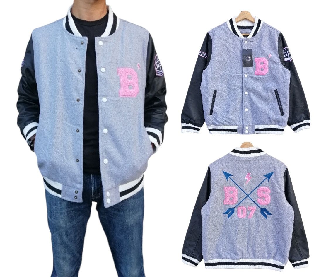 Hype BTS x OFFICIAL MD Stadium Jumper Varsity Jacket | Grailed