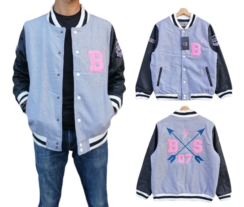 Hype BTS x OFFICIAL MD Stadium Jumper Varsity Jacket | Grailed
