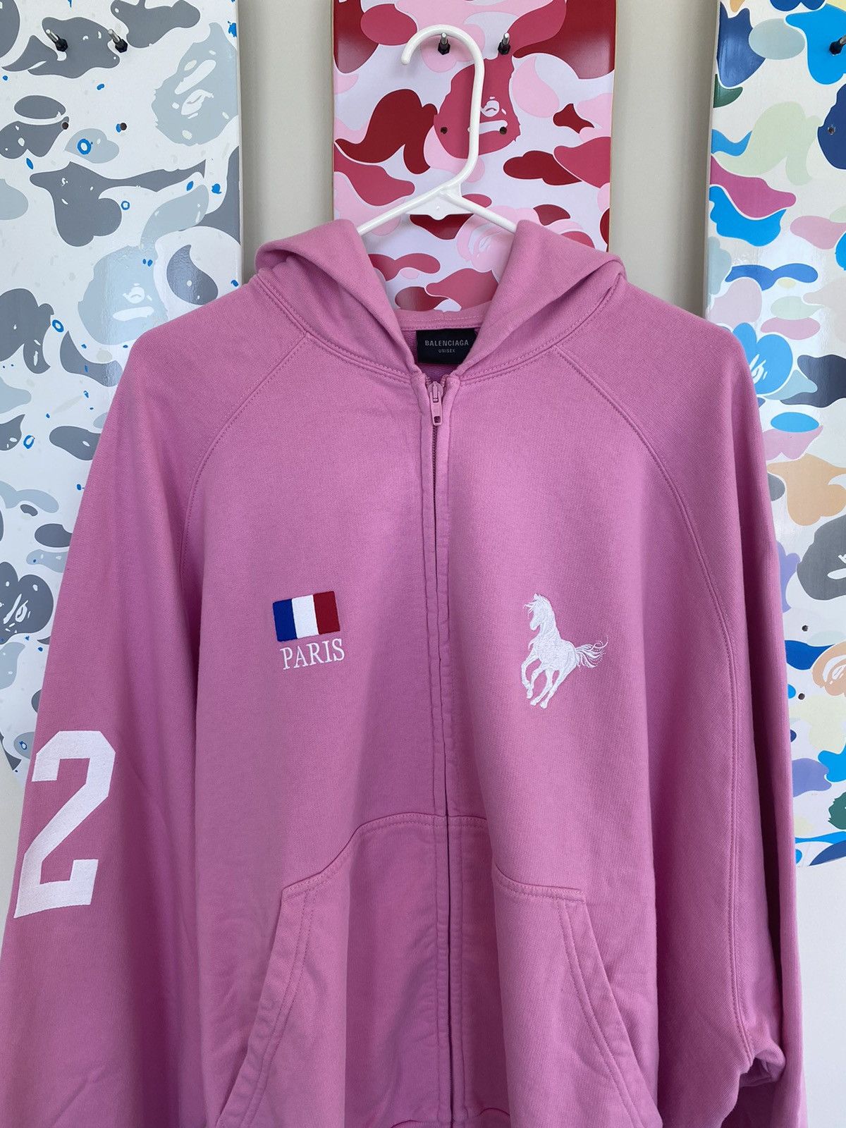 Balenciaga Balenciaga Pink Polo Set Zip Up Hoodie FW2022 (Under Retail ...