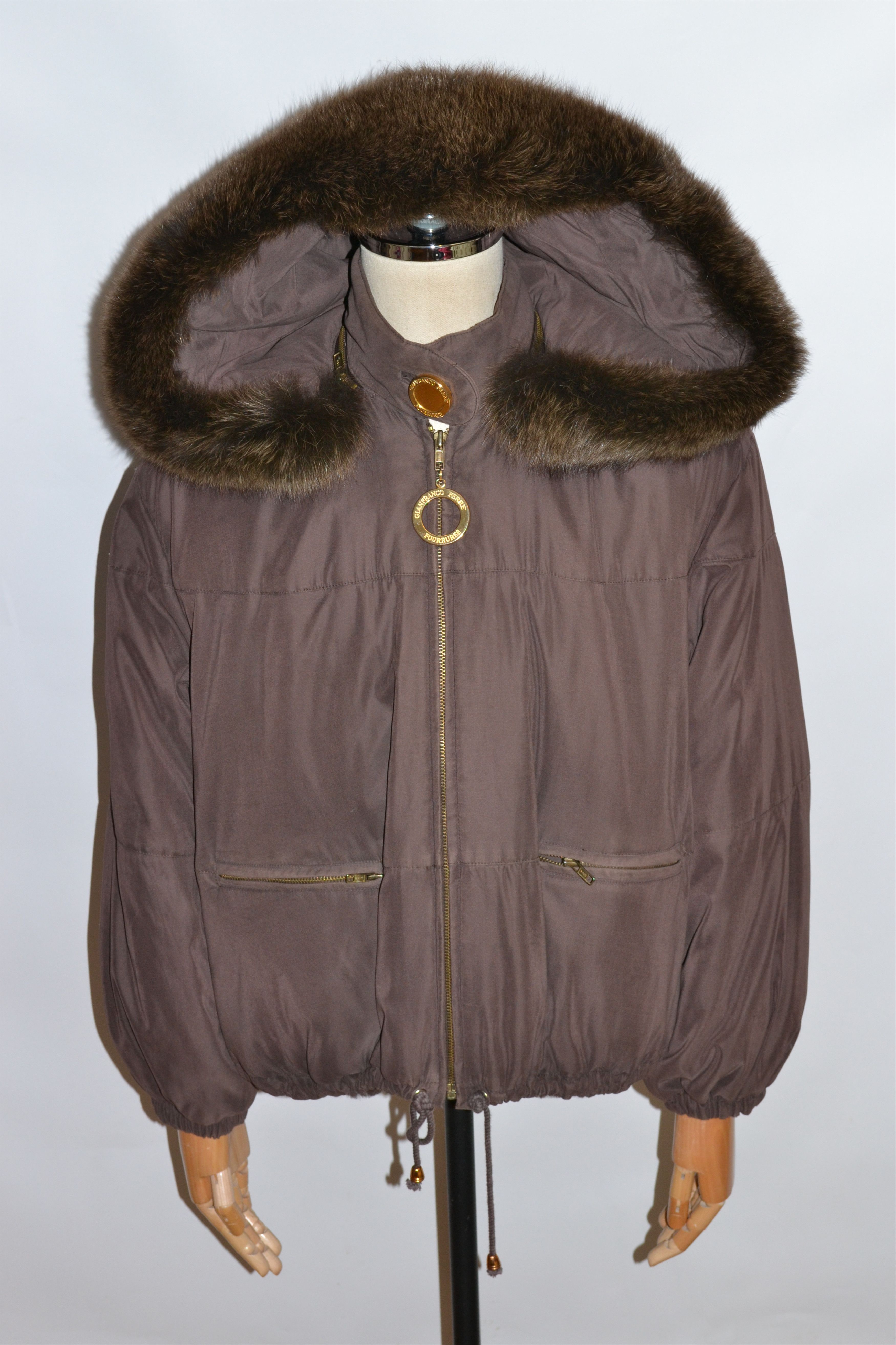 Gianfranco Ferre Women's GIANFRANKO FERRE Fur Jacket Coat Size M | Grailed