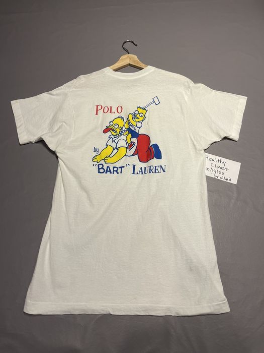 Vintage Vintage 90s Bootleg Bart “Bart Lauren” Simpsons Polo Club T ...