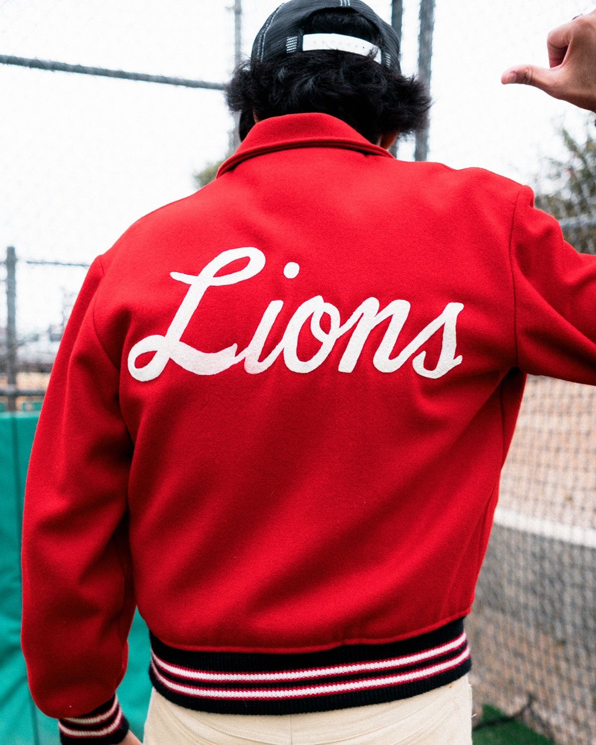 Vintage 1970s LIONS CHAINSTITCH VINTAGE VARSITY JACKET | Grailed
