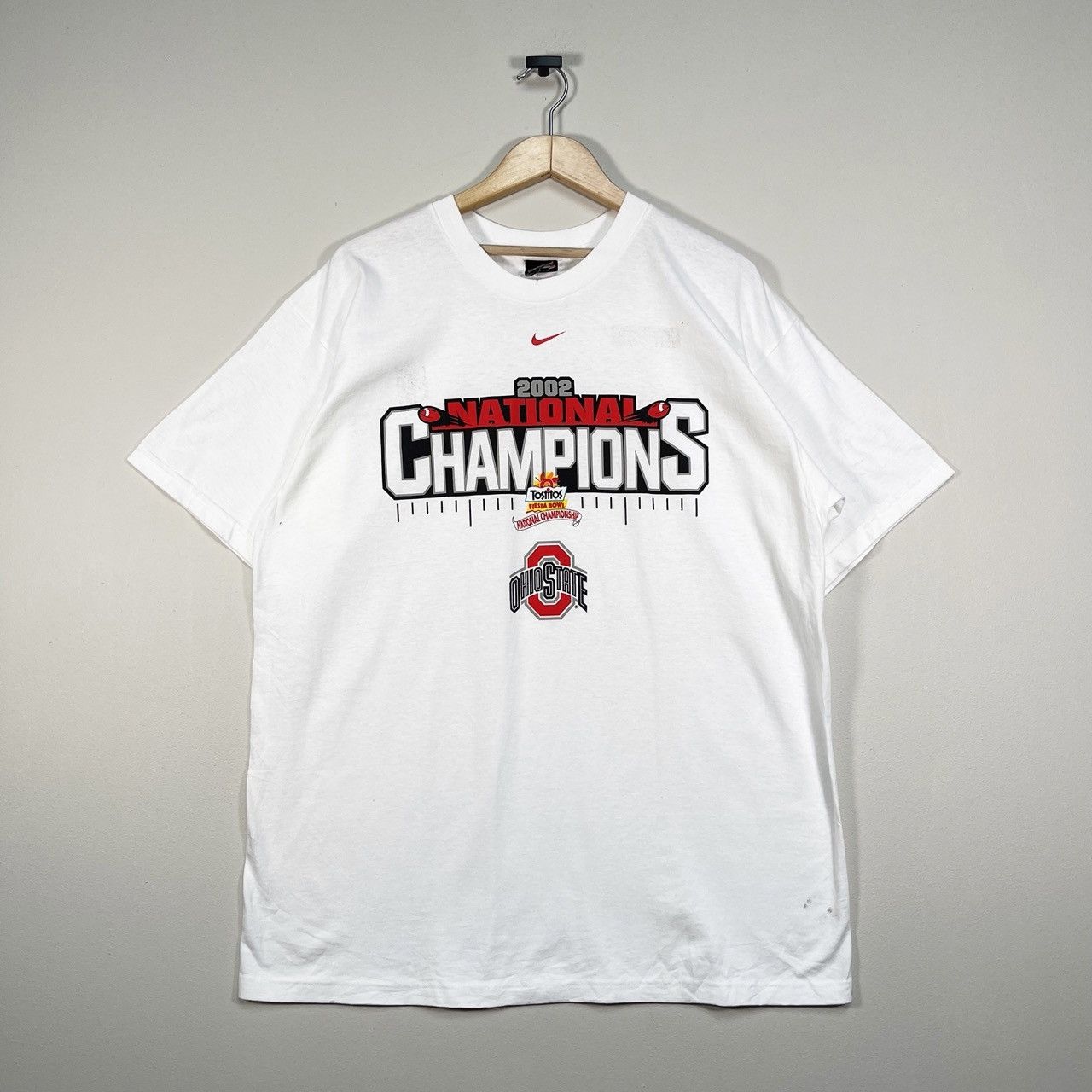 Streetwear Vintage 2002 Ohio State Nike Team Centre Swoosh National ...