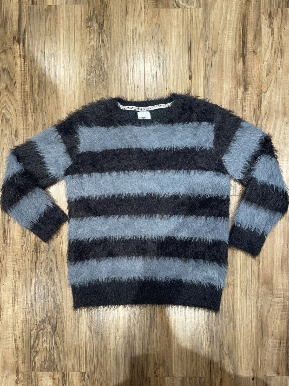 Number (N)ine Number (N)ine Striped Mohair Knit | Grailed