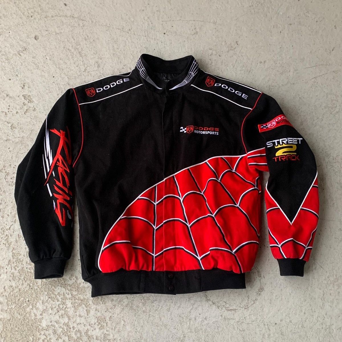 Vintage Spider-Man x Dodge racing jacket by Choko Motorsports | Grailed