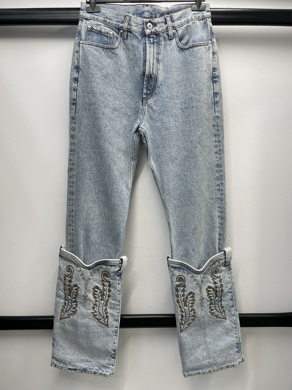 Y/Project Cowboy Cuff Jeans | Grailed