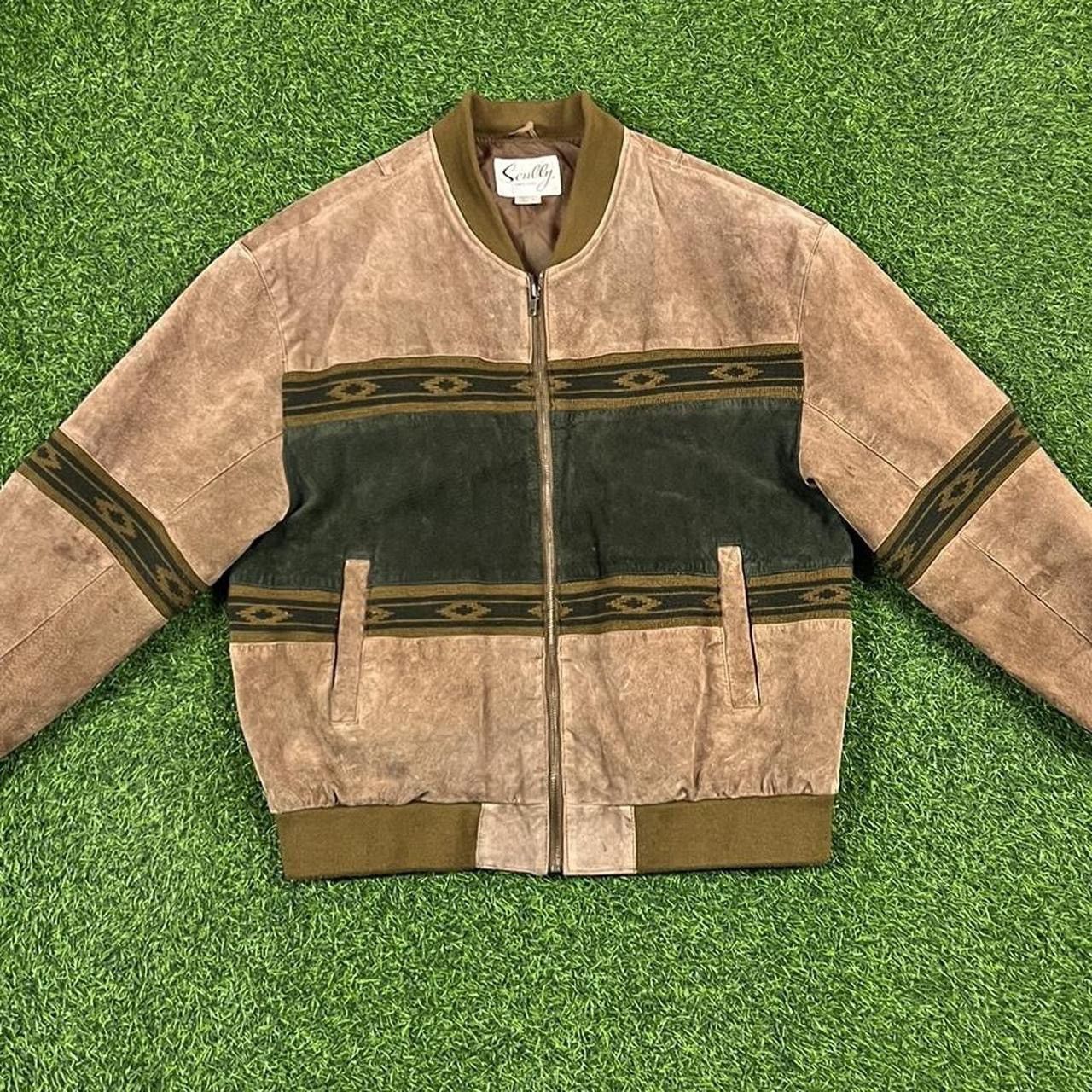 Bomber Jacket × Scully Leather × Vintage Vintage 90’s Scully earth tone ...