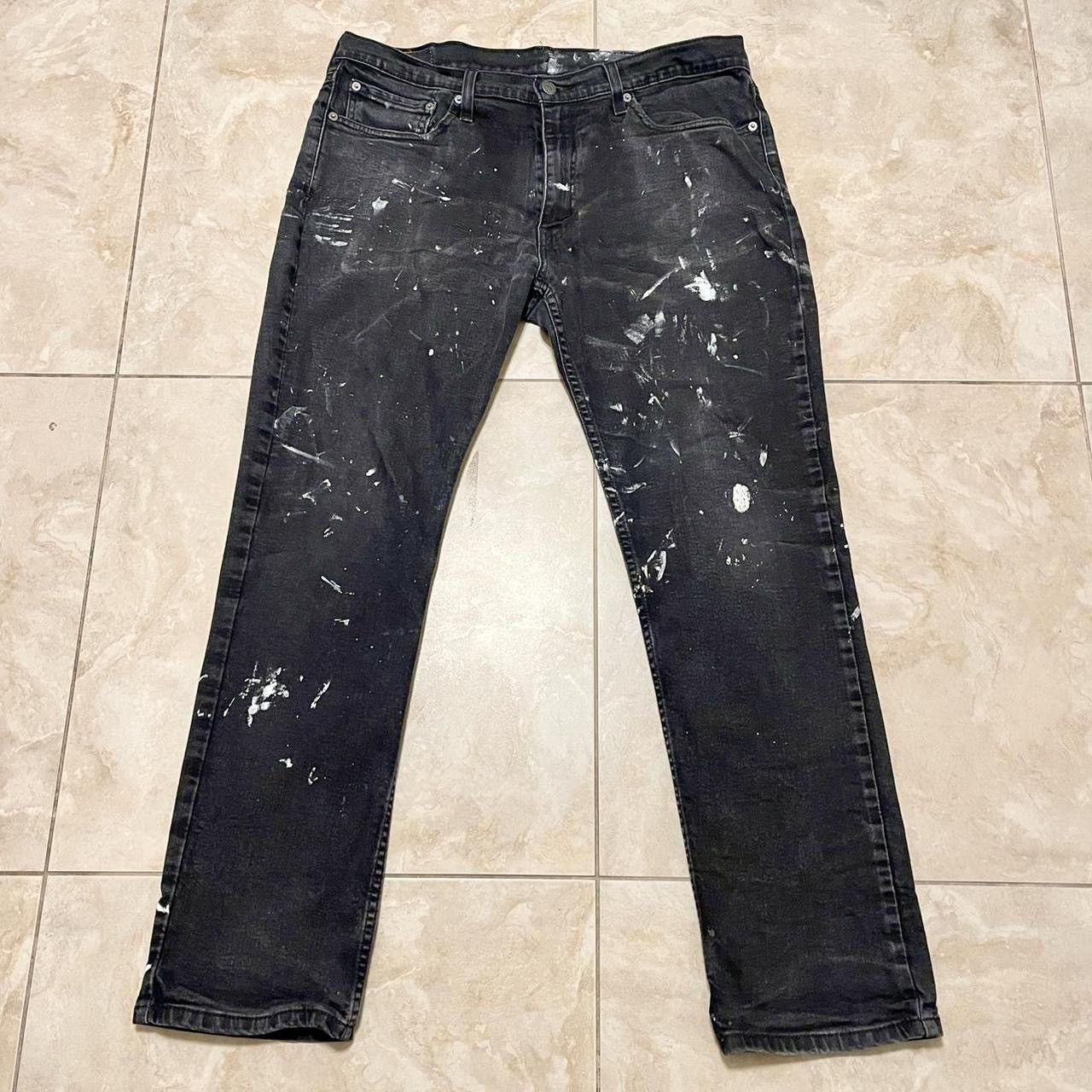 Vintage MODERN BLACK FADE PAINT SPLATTER LEVI’S | Grailed
