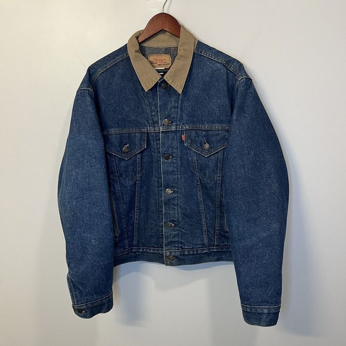 Vintage Levis Blanket Lined Denim TYPE 3 50 Trucker Jean Jacket | Grailed