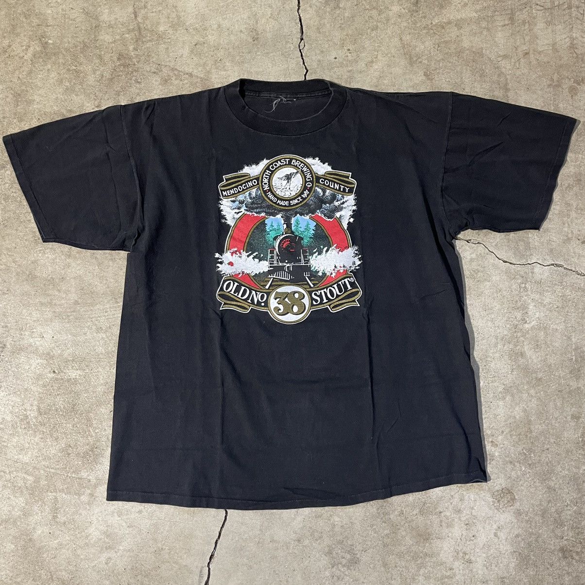 Vintage Vintage 90s Old No. 38 Stout T-shirt XL Single Stitch | Grailed