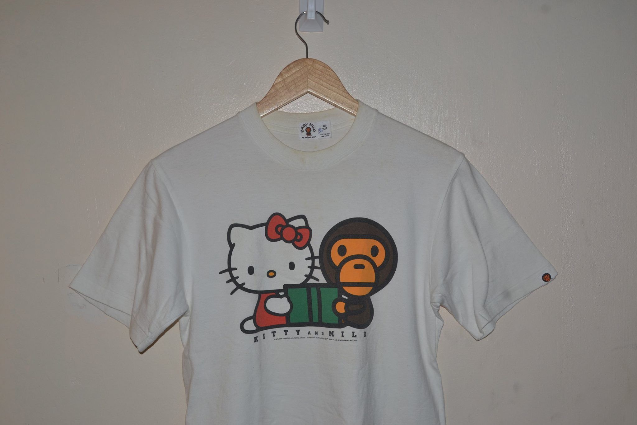Bape A Bathing Ape Baby Milo Hello Kitty sanrio shirt | Grailed