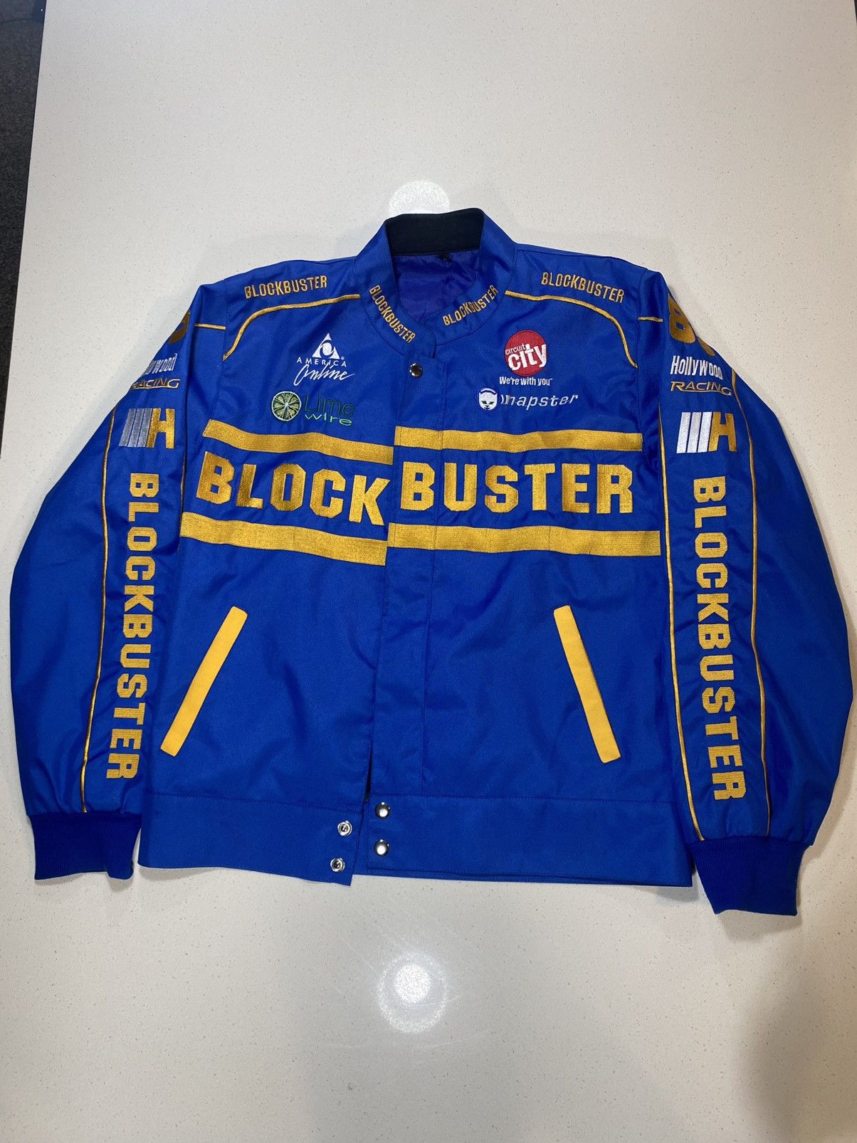 NASCAR HOLLYWOOD HUNNA Blockbuster Racing Jacket RARE | Grailed