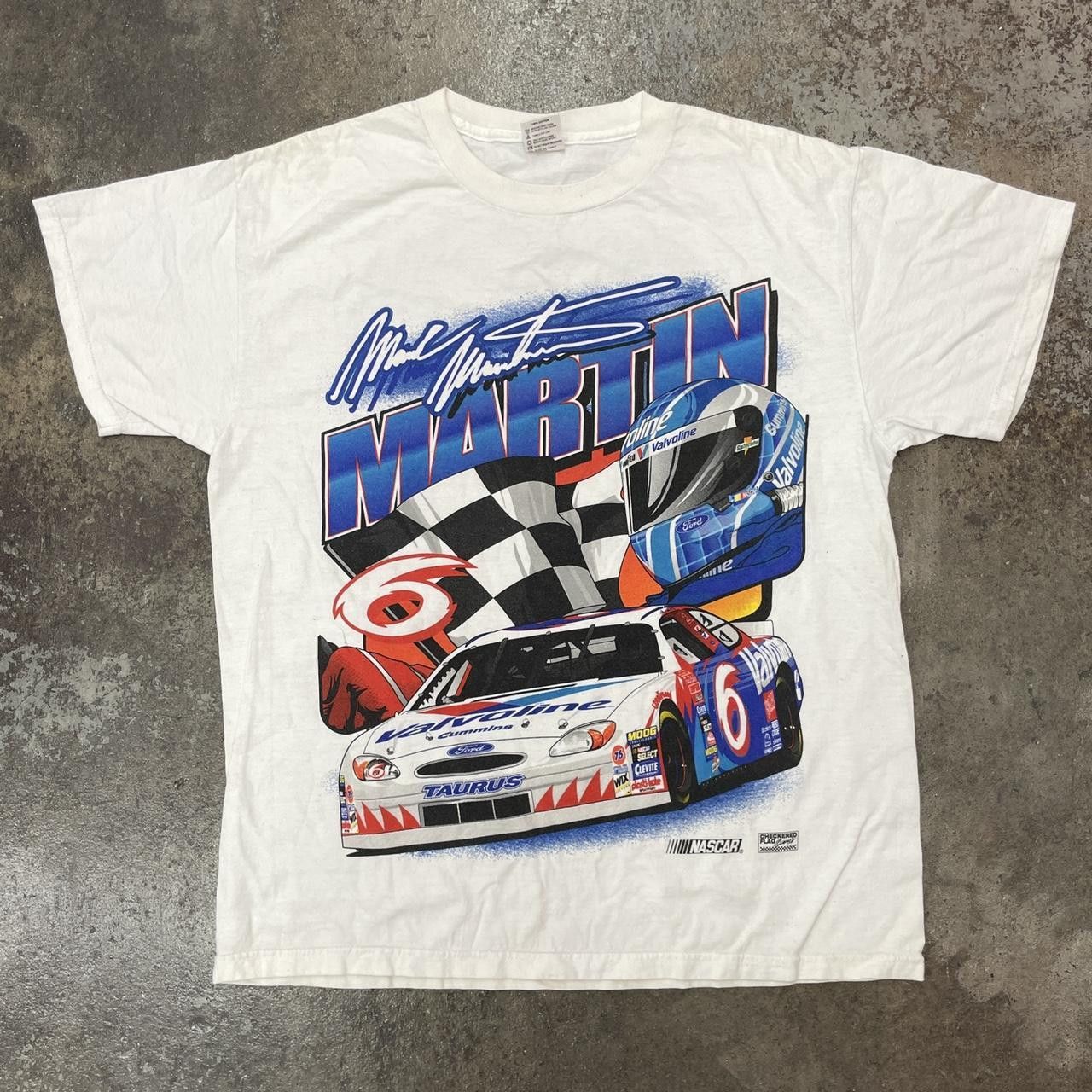 NASCAR × Vintage vintage 1990s Valvoline NASCAR racing graphic T-shirt ...