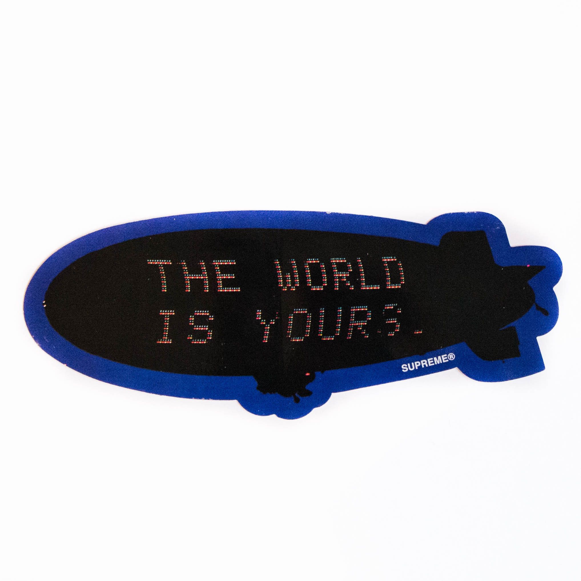 Supreme Scarface Blimp Sticker | Grailed