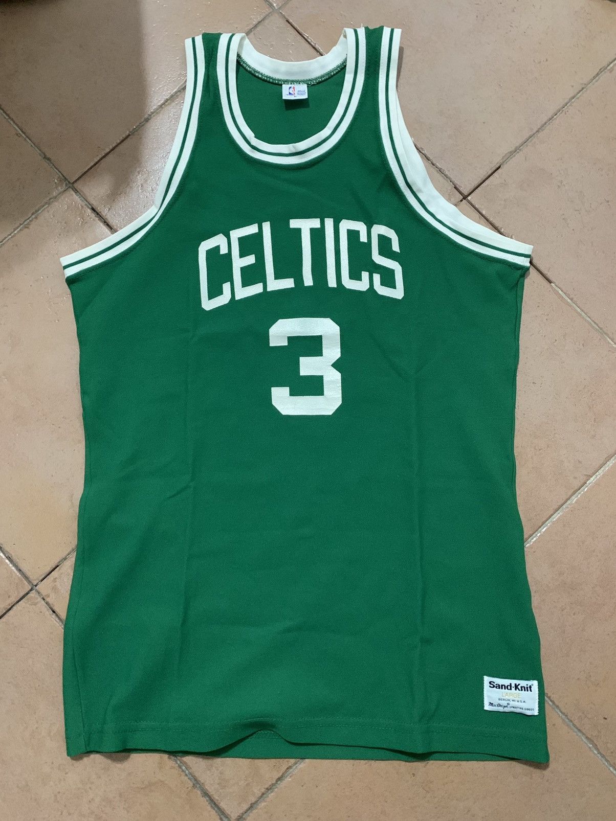 Macgregor Sand Knit Nba Boston Celtics Dennis Johnson jersey Sand Knit bird | Grailed