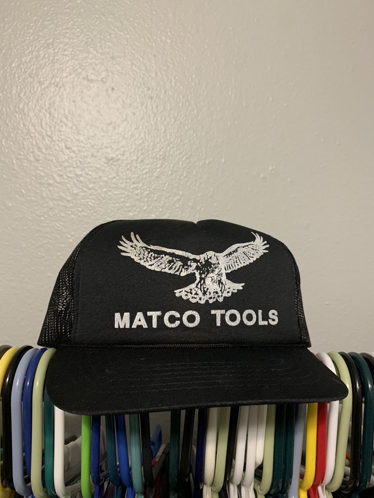 Vintage Vintage Matco tools eagle hat black trucker mesh | Grailed