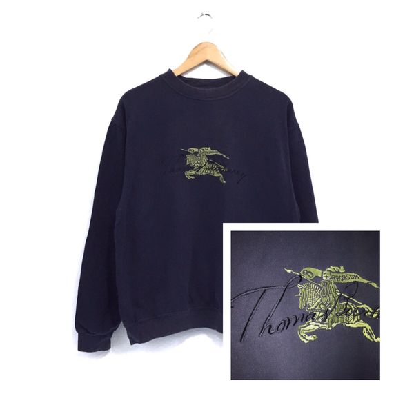 Burberry Prorsum Thomas Burberry Prorsum Crewneck Sweatshirt Embroidery ...