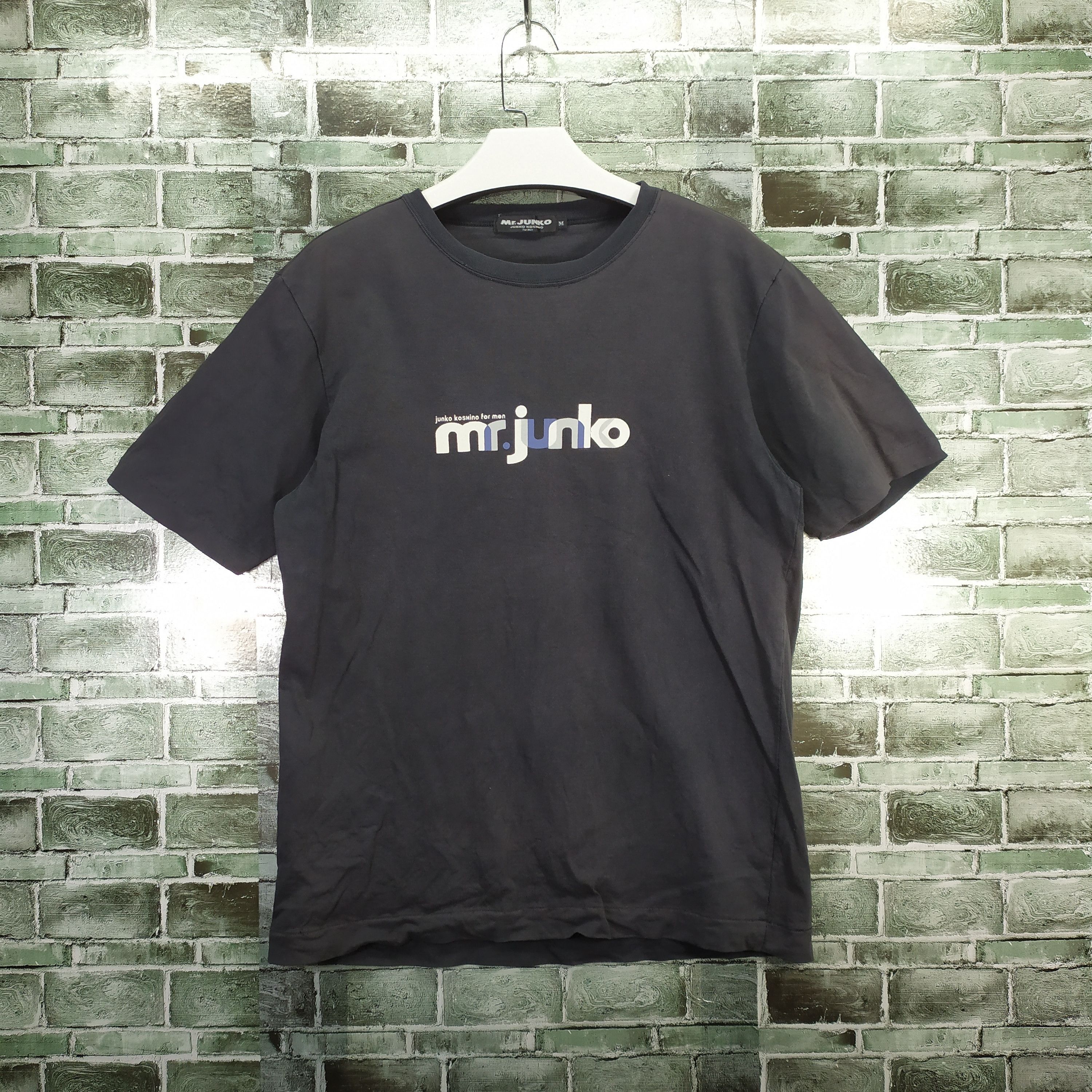 Vintage Mr. Junko by Junko Koshino For Men Big Logo Tee #491-20 | Grailed