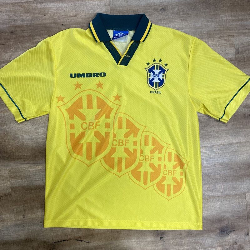 Umbro BRAZIL NATIONAL TEAM 1994 WORLD CUP UMBRO SOCCER JERSEY | Grailed