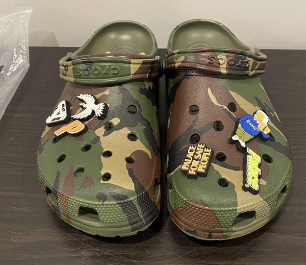 Palace Palace x Crocs Classic Clog “Jungle Camo” | Grailed