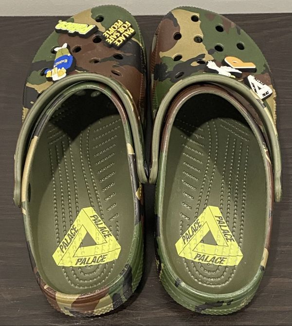 Palace Palace x Crocs Classic Clog “Jungle Camo” | Grailed