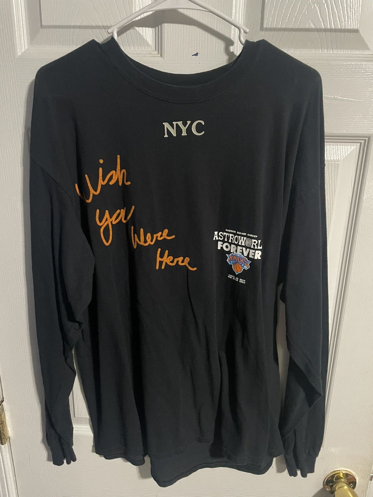 Travis Scott Travis Scott Knicks Long Sleeve NYC | Grailed