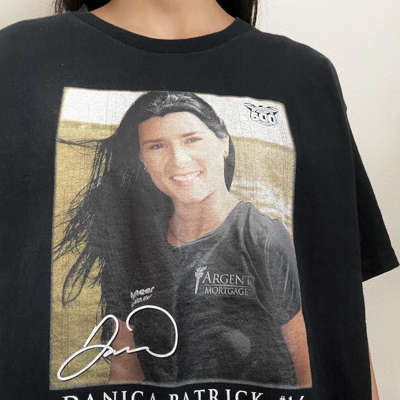 Vintage Vintage Danica Patrick Nascar Graphics Black Tee Shirt | Grailed