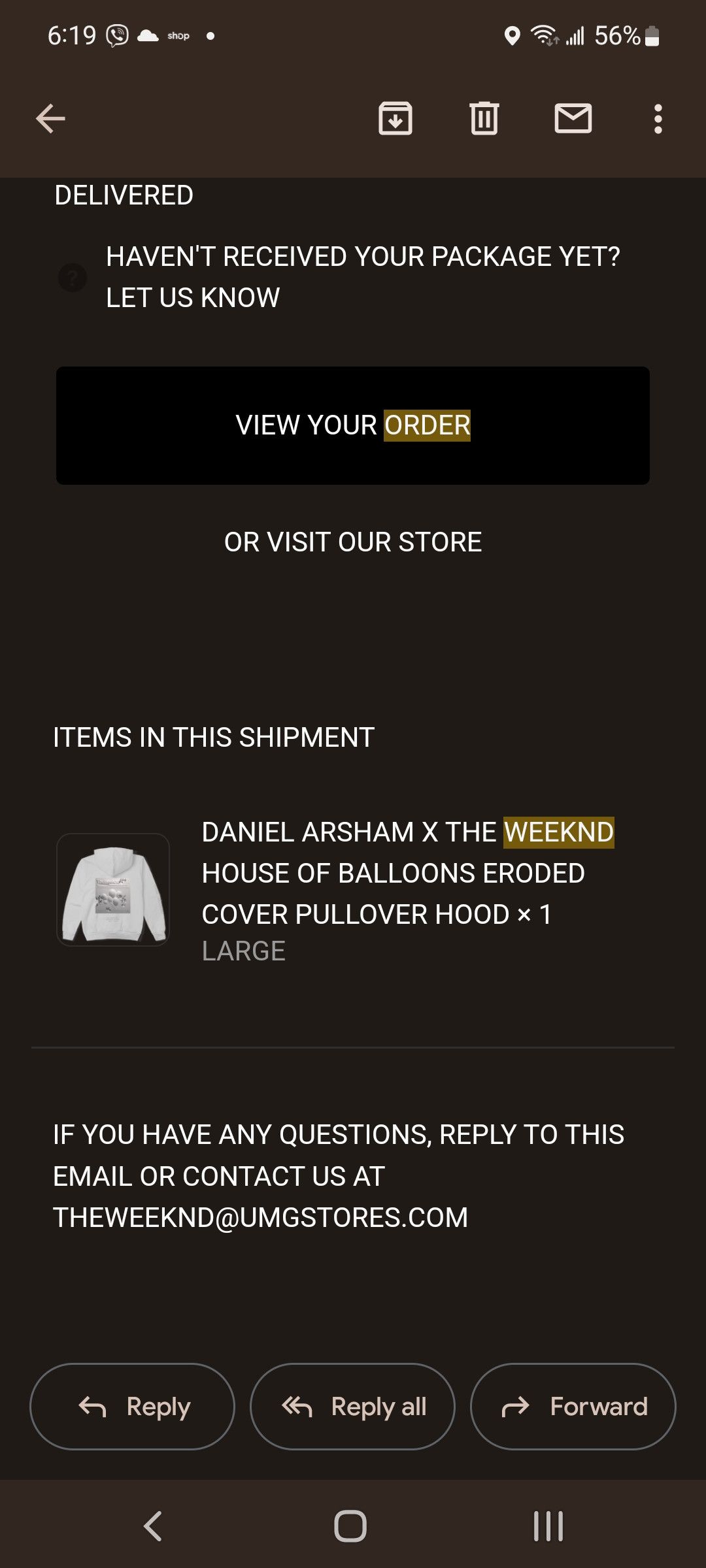 The Weeknd Daniel Arsham × The Weeknd HOB Eroded Cover Pullover Hoodie ...