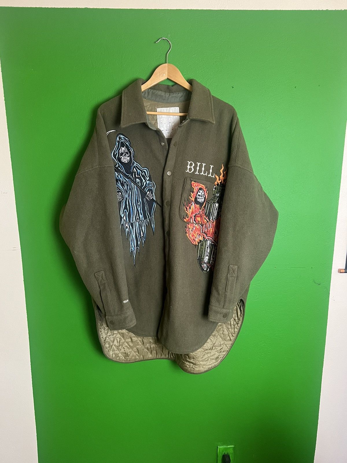 READYMADE Readymade Bill embroidered shirt/jacket | Grailed
