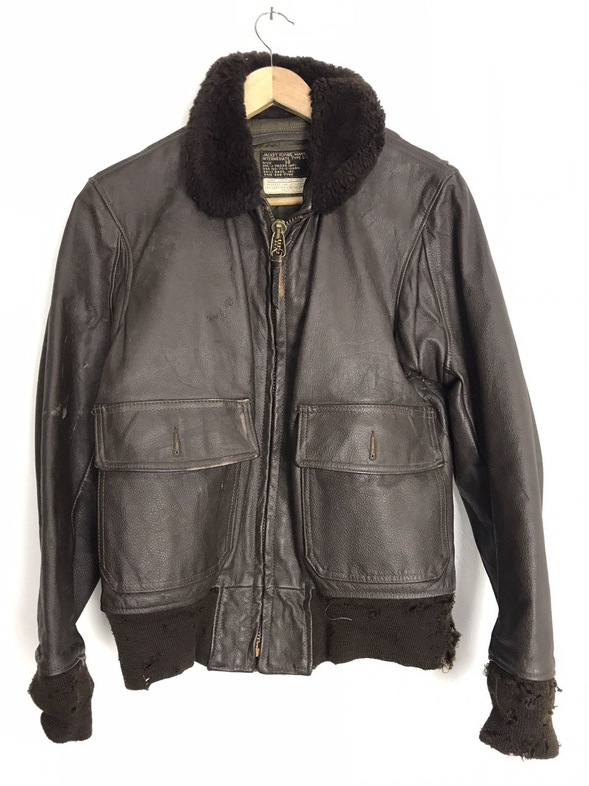 Vintage Vintage Type G1 Brill Bros Flight Jacket | Grailed
