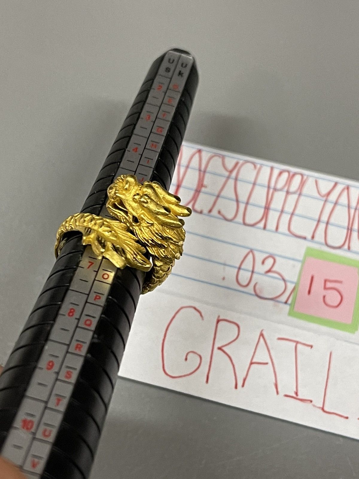 Gold 24K .999 Solid Gold Dragon Ring | Grailed