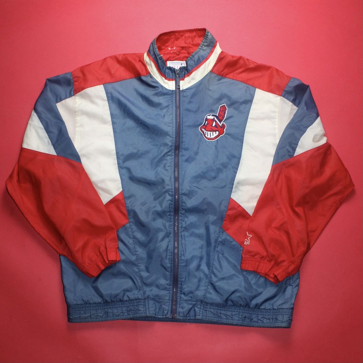 Starter × Streetwear × Vintage Vintage 90s Cleveland Indians Windbreaker Jacket | Grailed