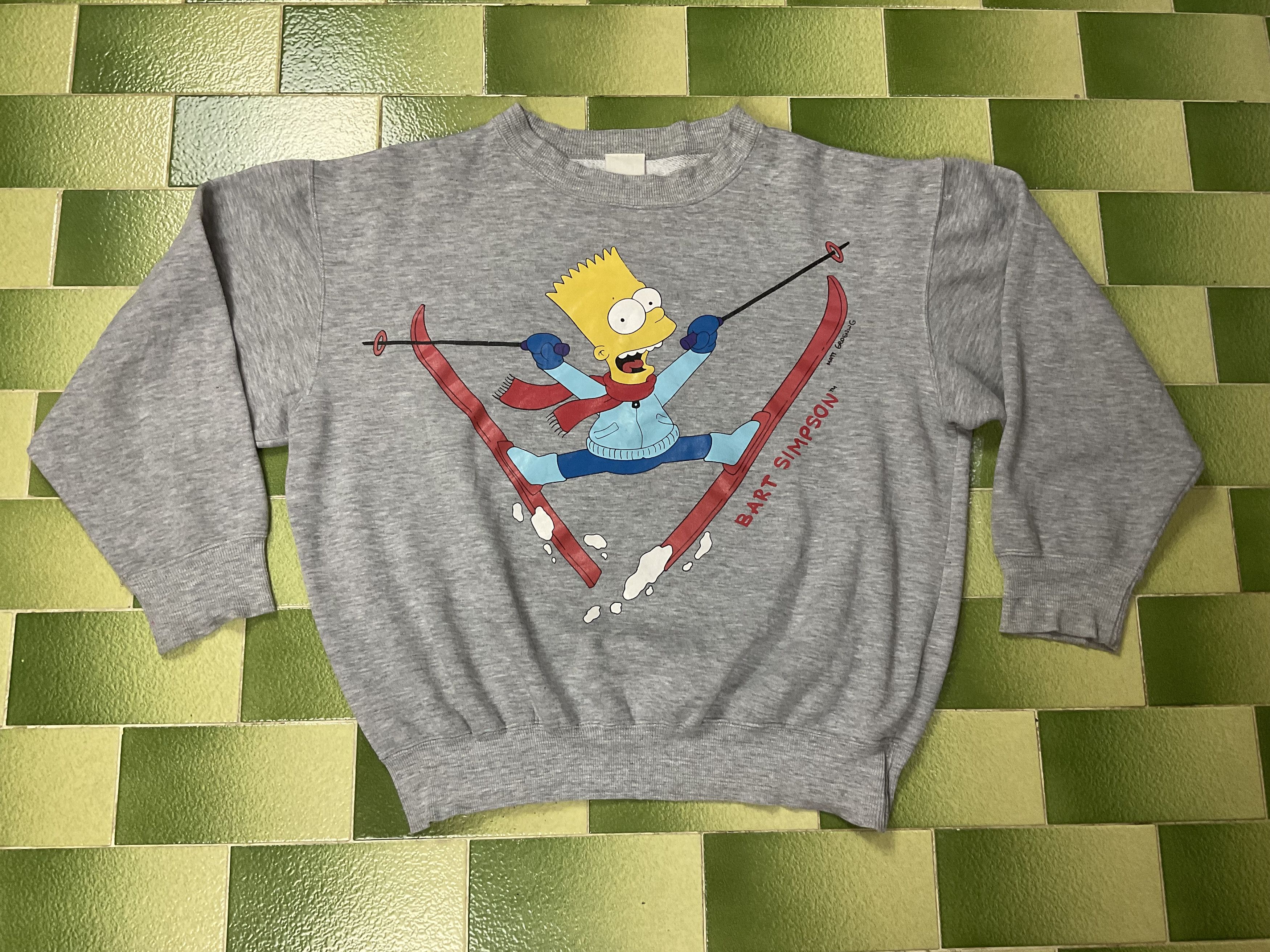 Cartoon Network × Disney × Vintage Vintage 90s Bart Simpson Skiing ...
