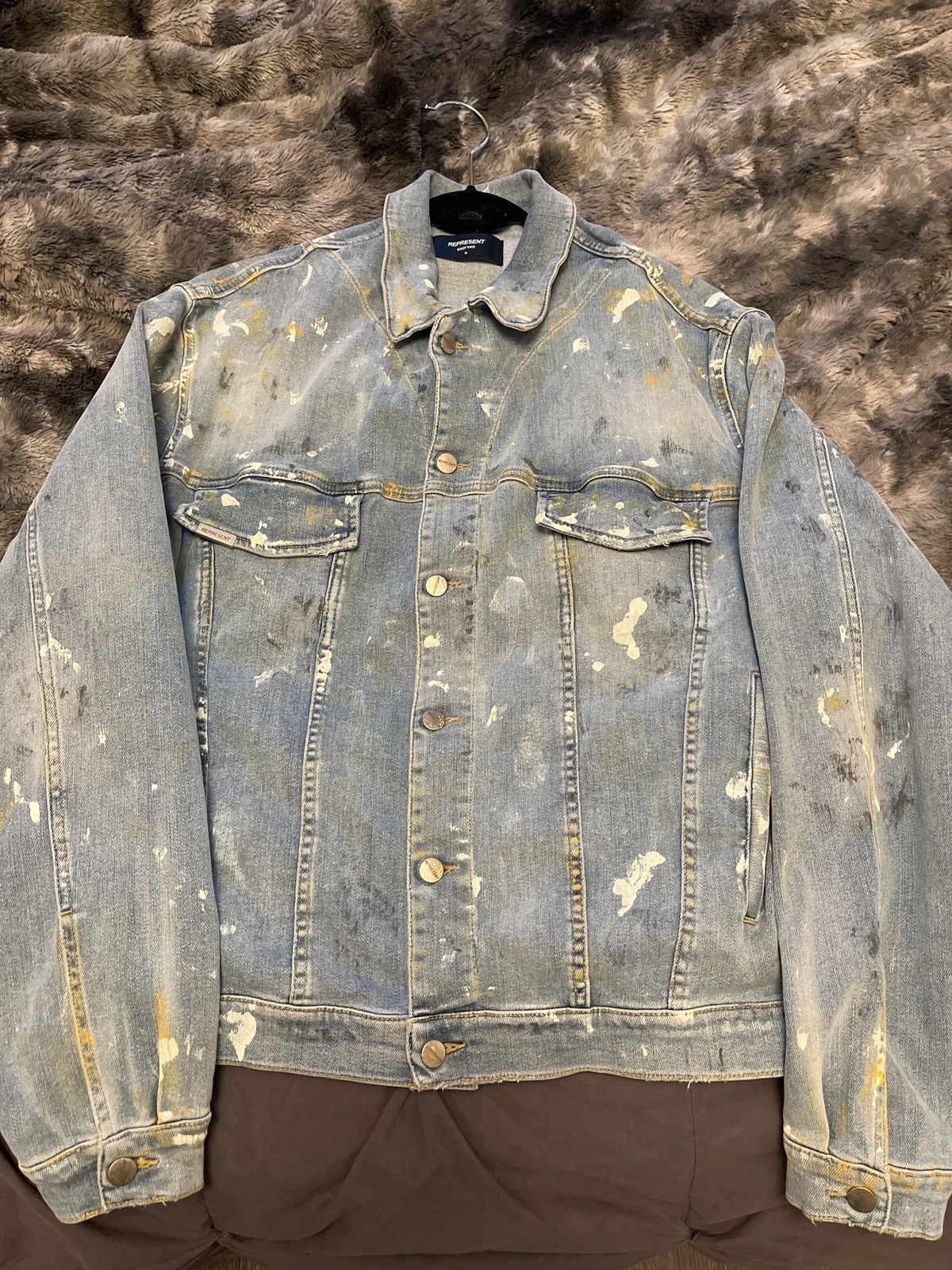 Represent Clo. Represent Denim Jacket - Painter | Grailed