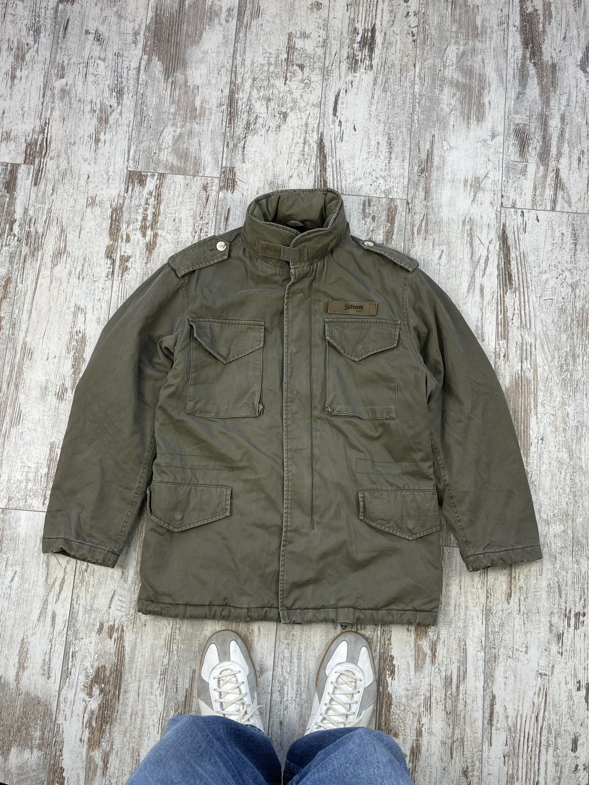 Schott × Vintage Vintage 90s Schott M-65 Jacket | Grailed